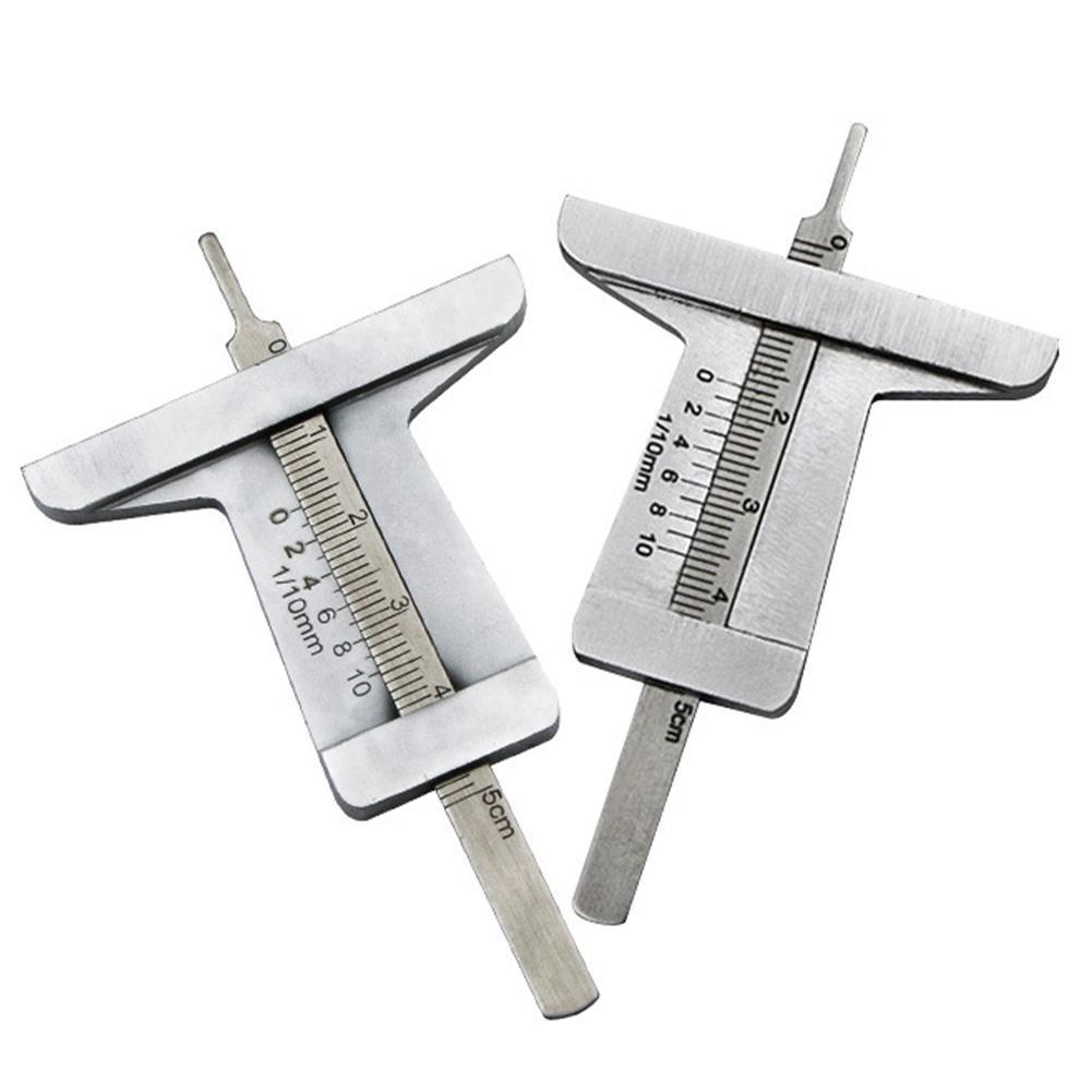 Buy Stainless Steel Groove Depth Gauge For Car Tire, Ruler, For Truck ...
