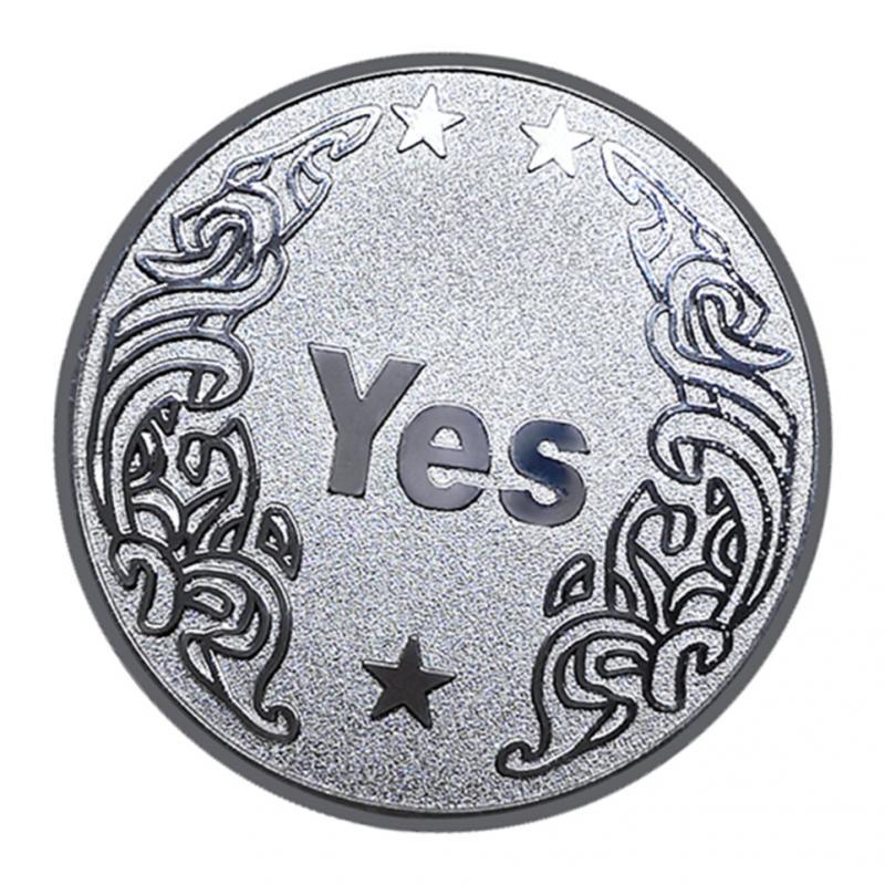 Commemorative Coin Souvenir Art Decision Making Yes or No Silver uygun ...