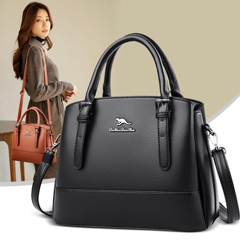 Cheap 2020 New Retro Women 'S Handbag Soft Pu Leather Messenger Bag ...