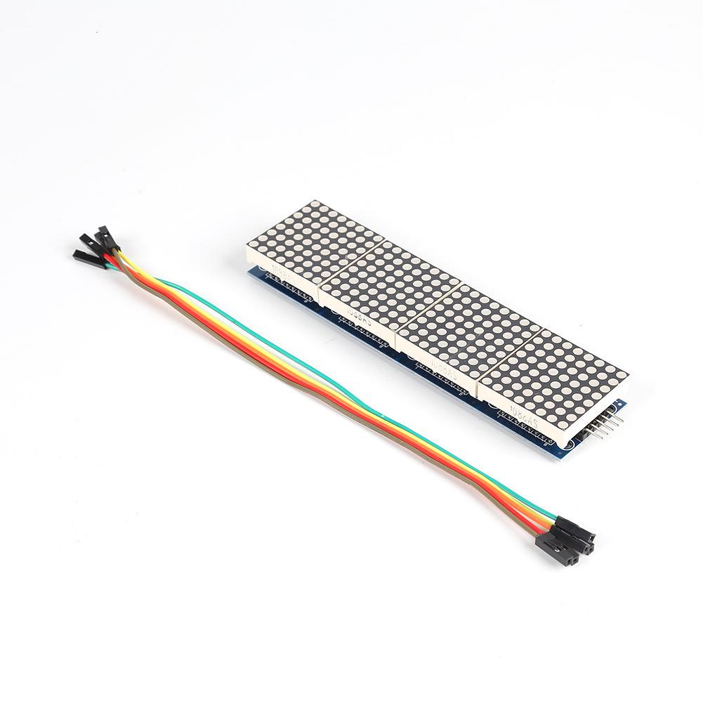 Buy MAX7219 Dot Matrix Module For Arduino Microcontroller 4 In One ...