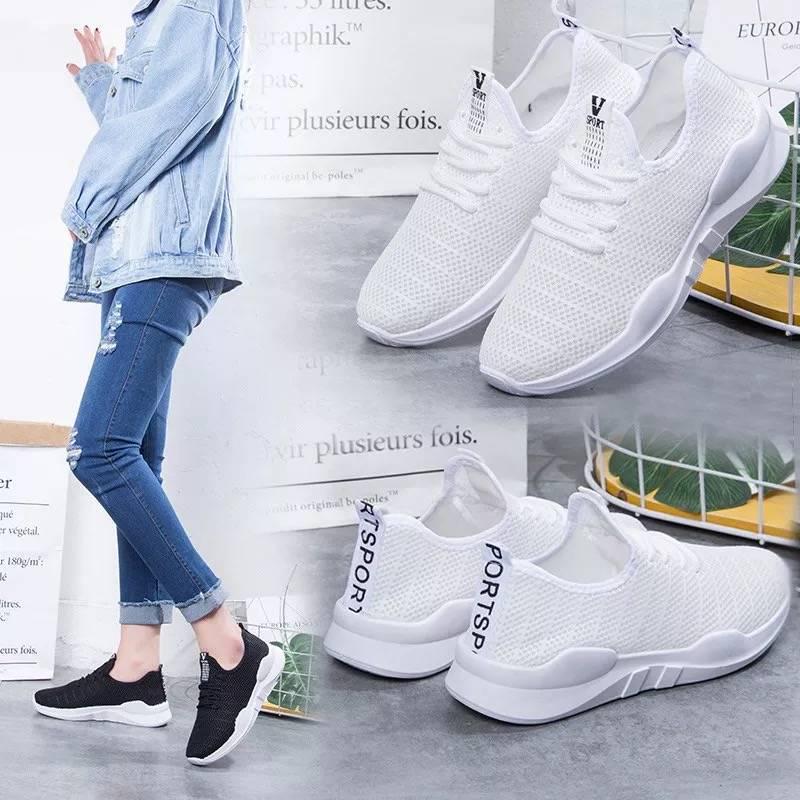 Buy Running Shoes Sneakers Jogging Breathable Women's Shoes Cloth Shoes ...