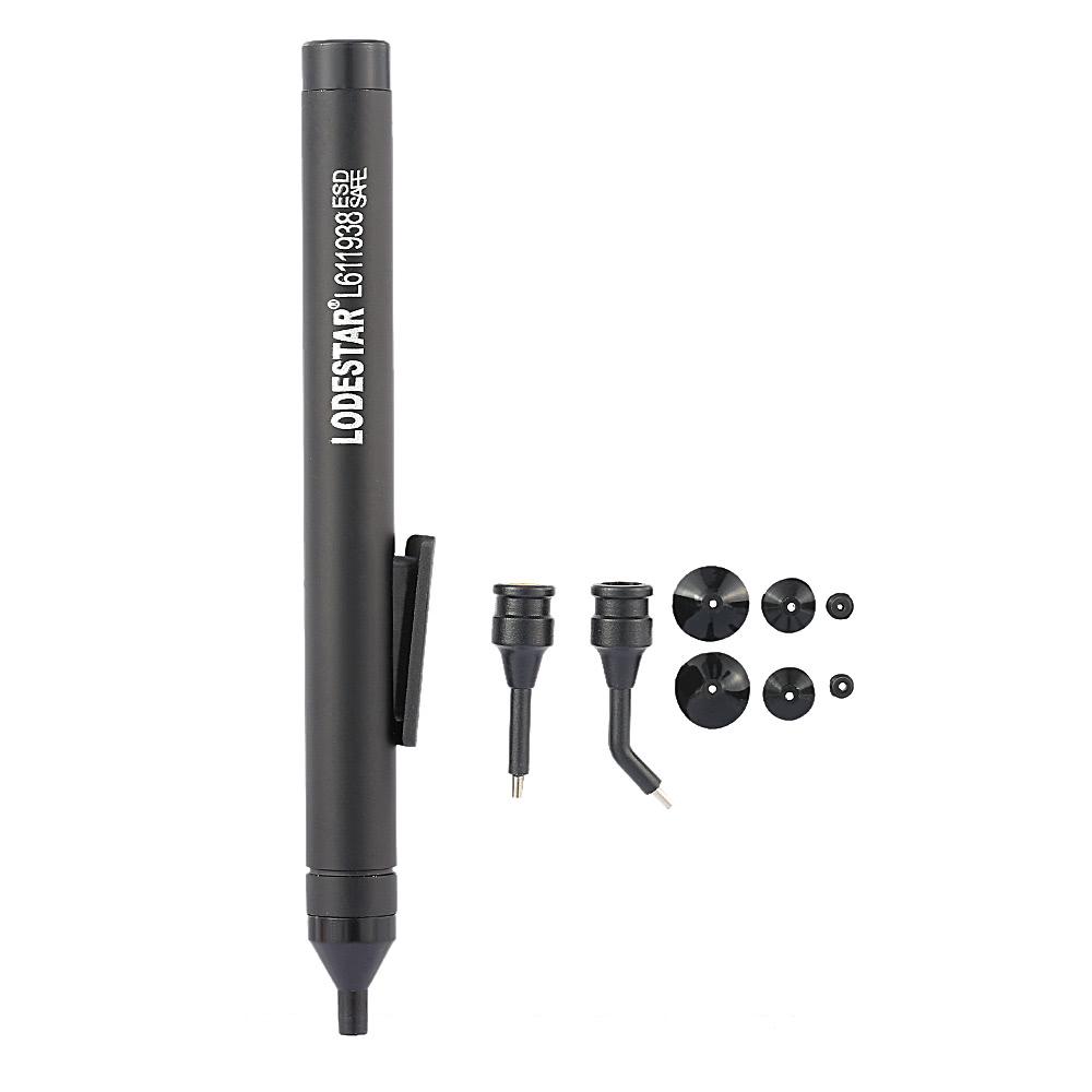 Manual Vacuum Suction Pen Soldering Sucking Pickup Tool 6 Suckers 2 ...