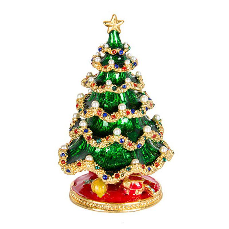 Buy Christmas Tree Trinket Box Jewelry Organizer Jewelry Trinket Box ...