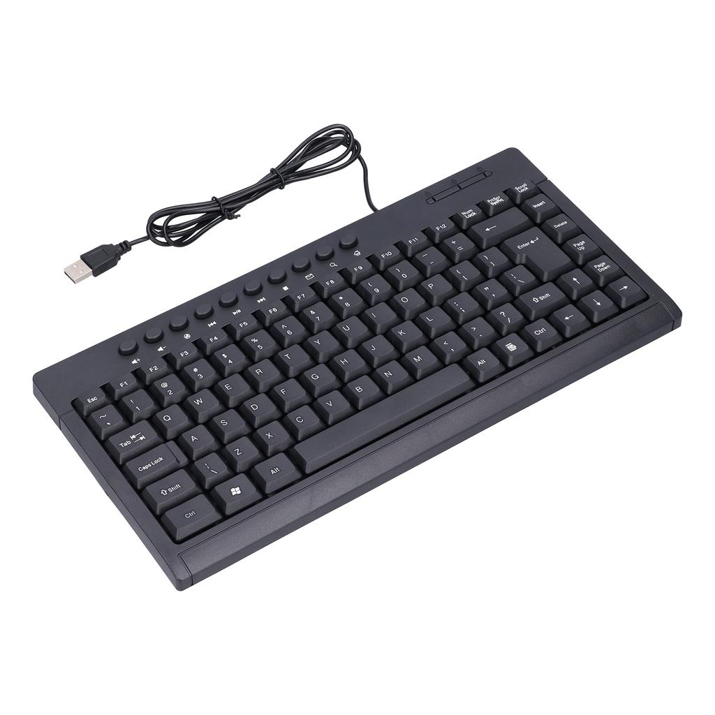 Cheap Wired Keyboard Mini 87 Keys USB Desktop Notebook Computer ...
