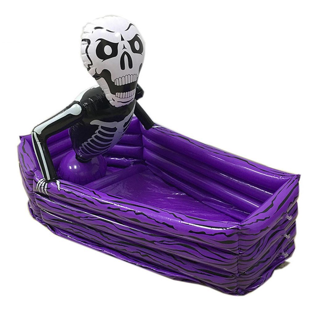 Buy Inflatable Bucket Skull Ice Bucket PVC Inflatable Halloween Outdoor ...