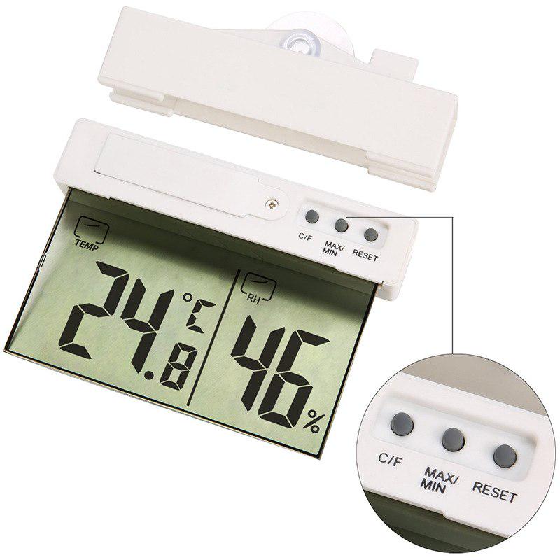 Buy H208H Roof Design Window Temperature Humidity Meter with Suction ...