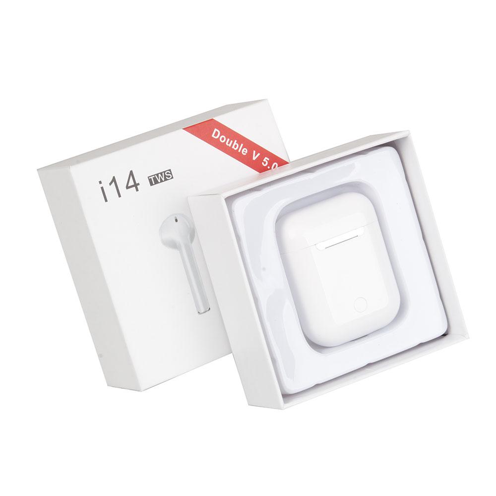 Buy Bluetooth Headset I14 TWS Wireless Bluetooth 5.0 Tws Double Ear ...