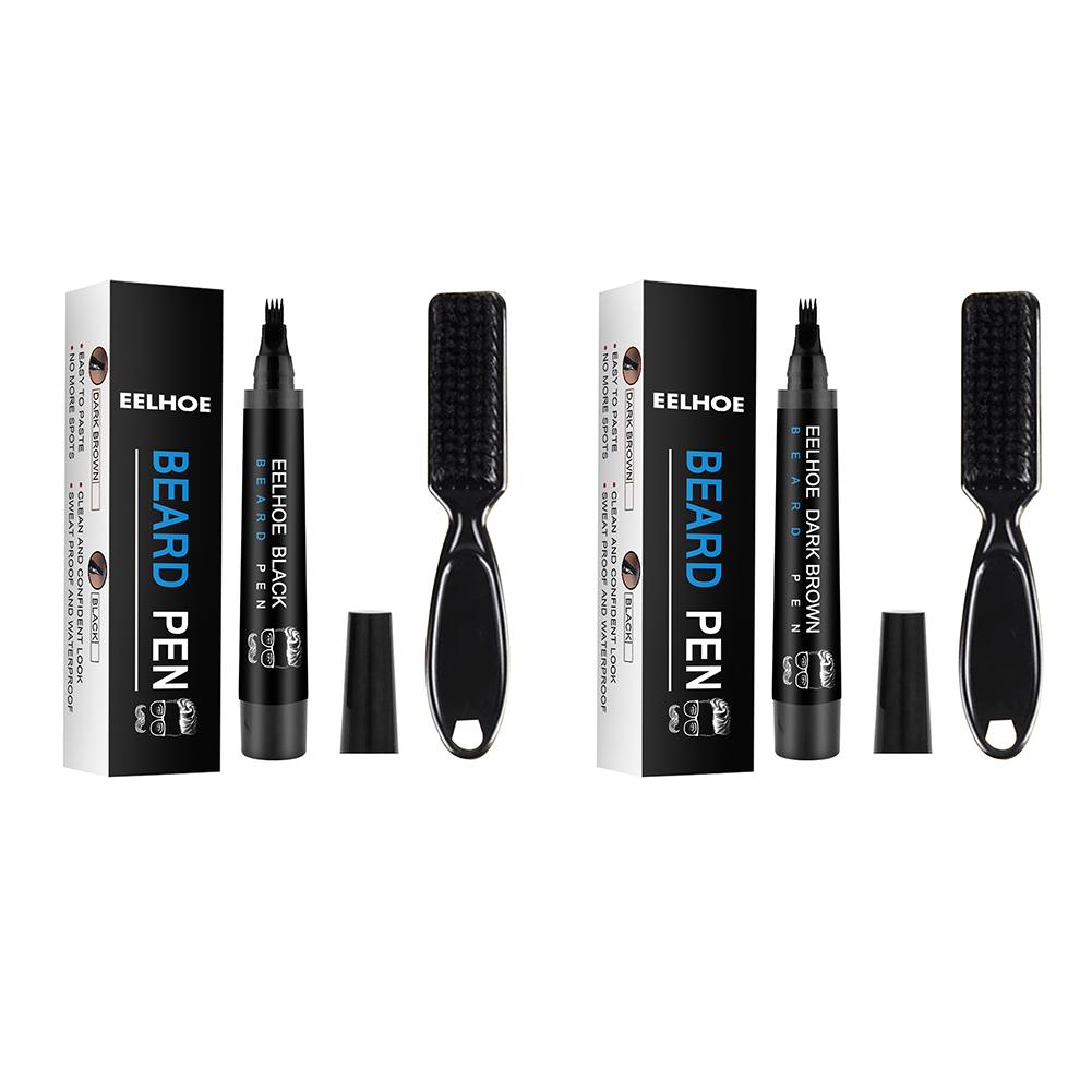 Buy Four Prong Beard Filler Pencil Waterproof Moustache Shaping ...