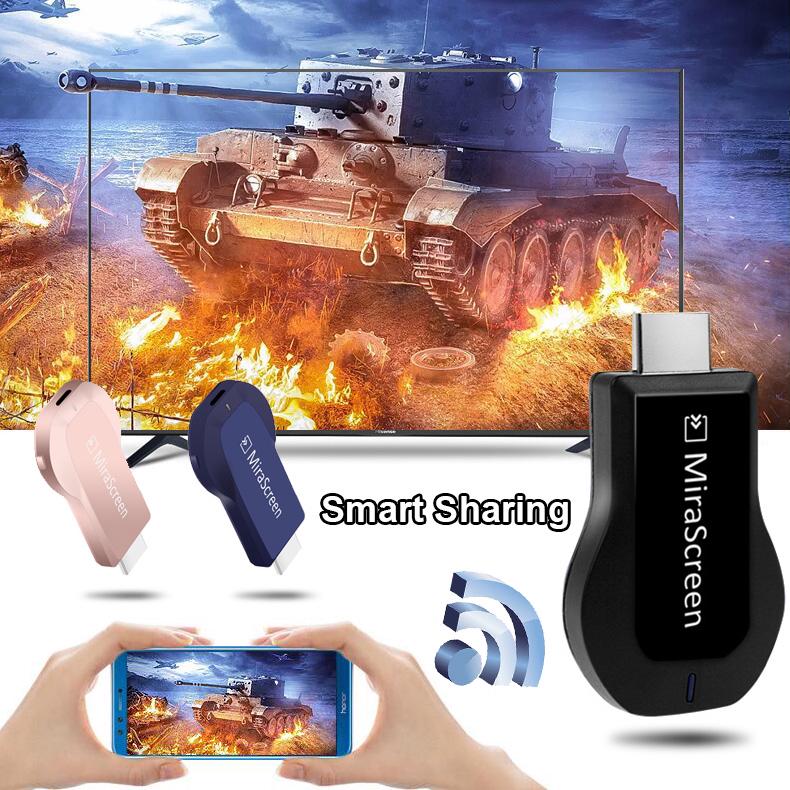 Buy Mirascreen WiFi 1080p Wireless Miracast DLNA Airplay Real Screen ...