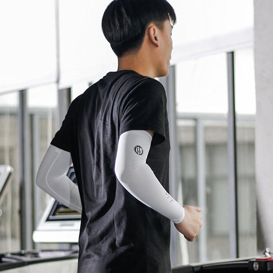 Buy Creative Electronic 1 Pair Summer Ice Silk Sunscreen Sleeve Male ...