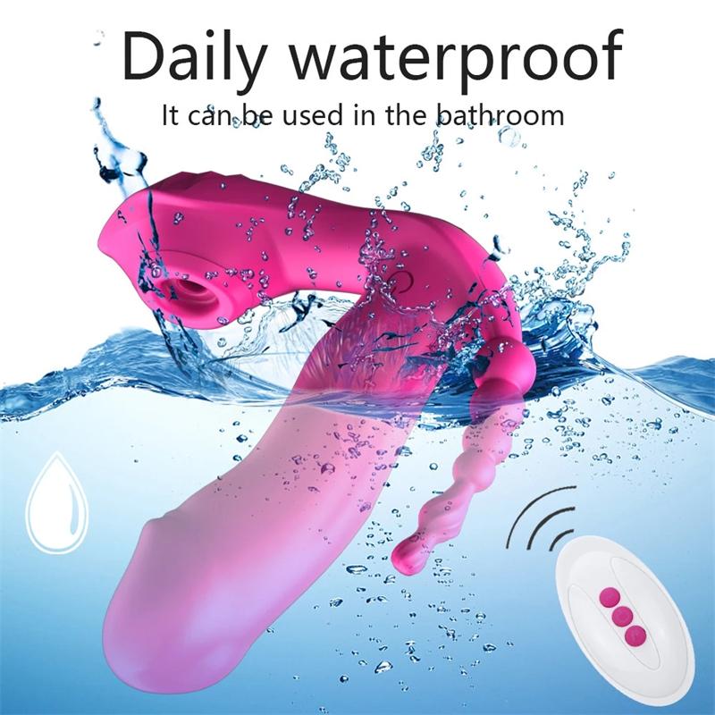 Buy 3 In 1 Wearable Butterfly Dildo Vibrator Female G Spot Stimulator