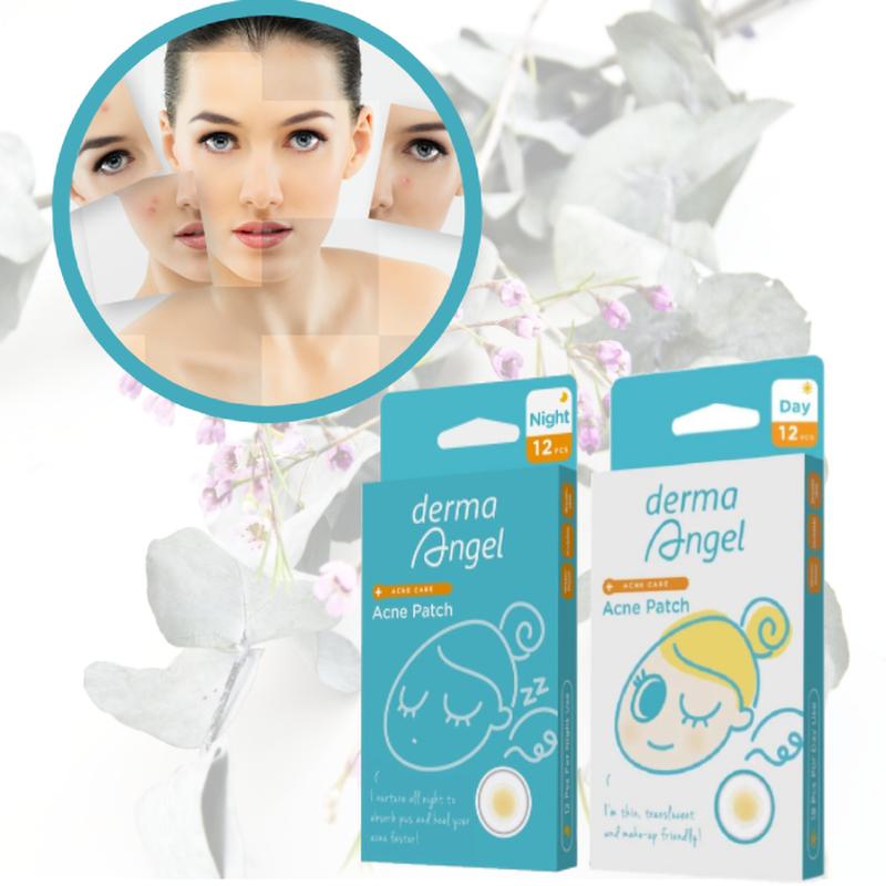 Derma Angel Invisible Acne Patch 12 for Day + 12 for Night ...