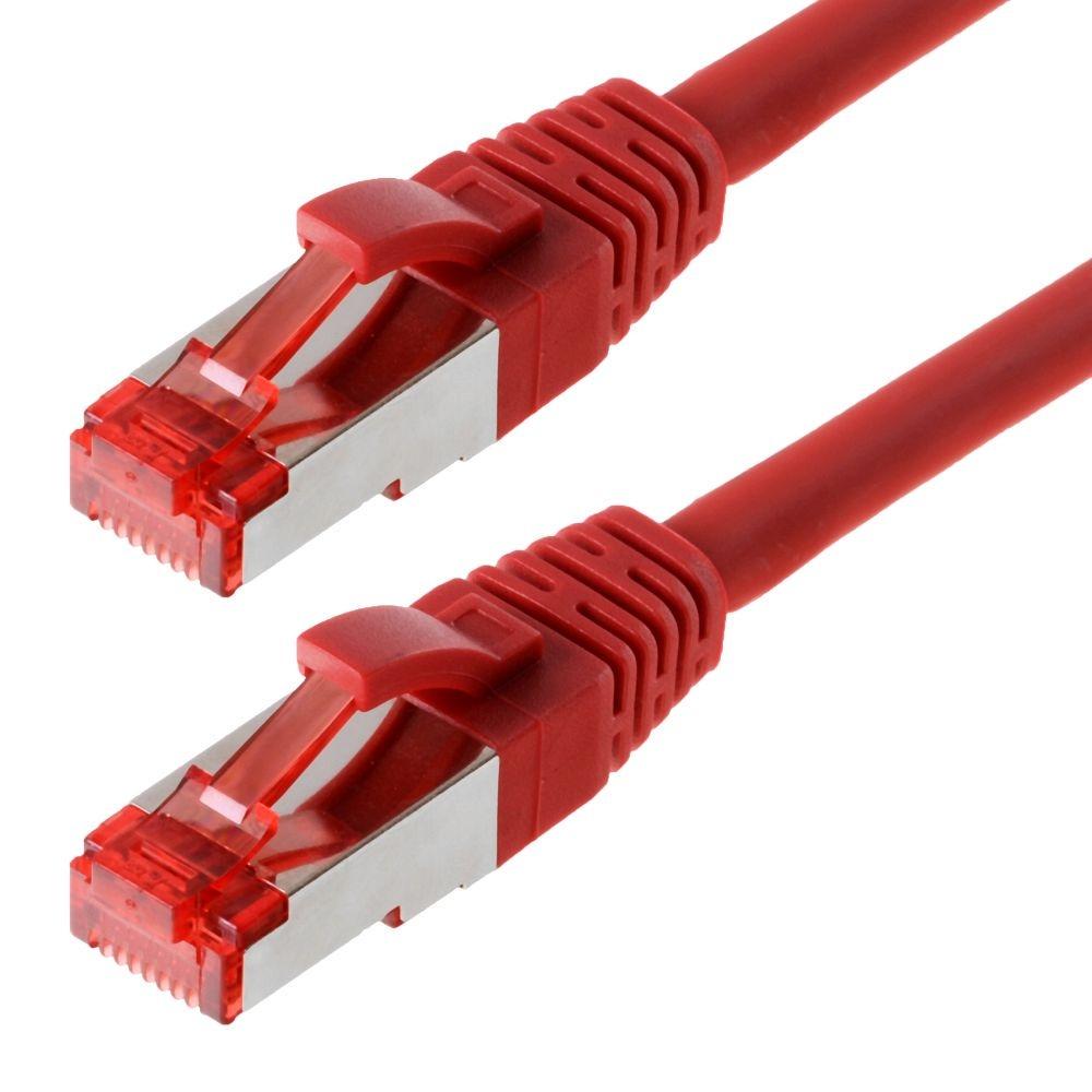 Buy Patchcable s/ftp (pimf) cat 6 rouge 20m - patchcable avec schmalem ...