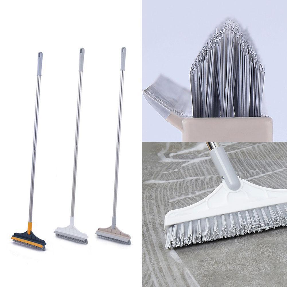 Satın alın Floor Scrub Brush Rotating Rigid Broom Window Cleaner Rubber ...