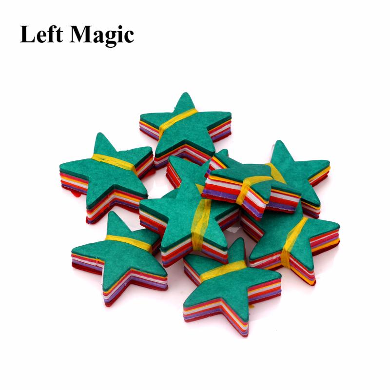 Buy 9 Pcs / Bag Coloreful Star Paper Snowflake Magic Trick Snow Storm ...