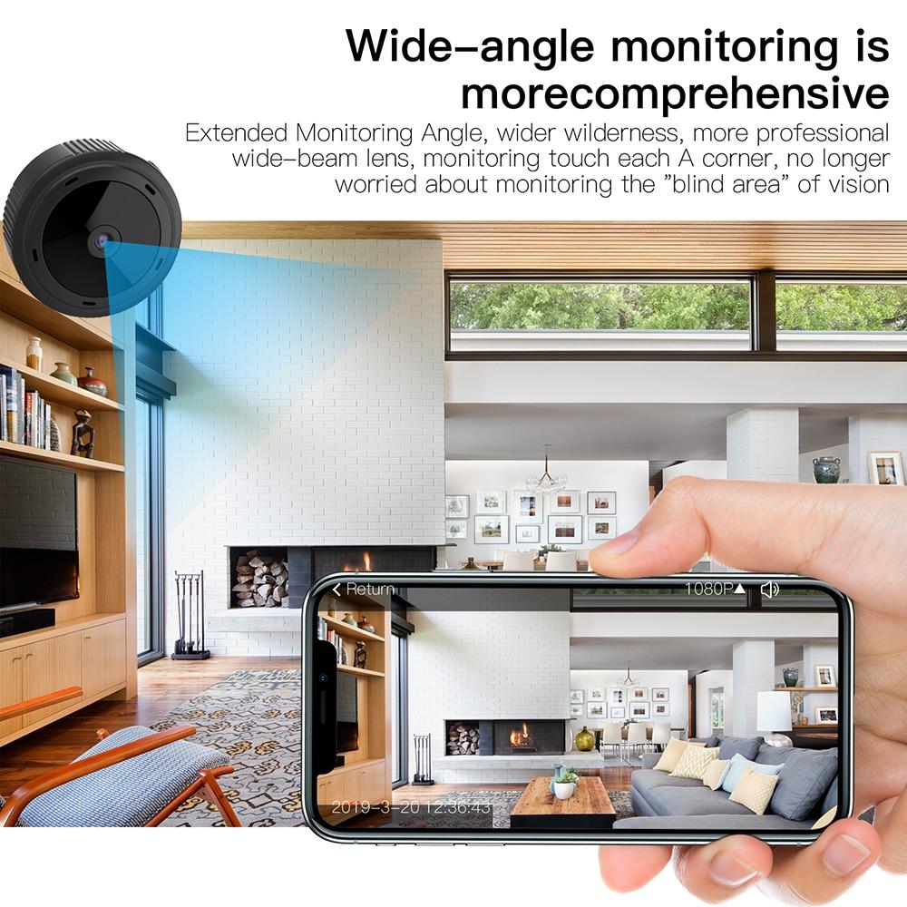 Buy Mini Camera Monitor HD 1080P Night Vision Motion Detection Video IP ...