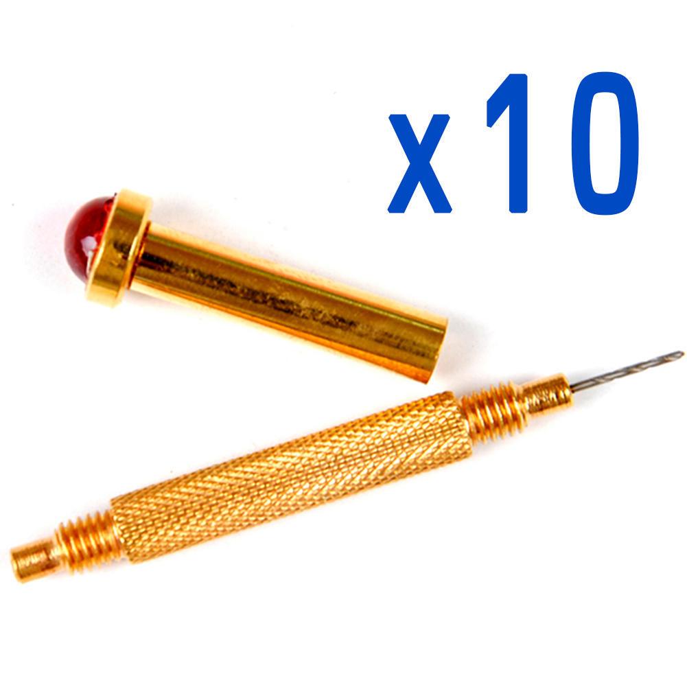 Buy 10pcs Nail Art Hand Dangle Pierce Drill Hole Puncher Dotting Pen ...