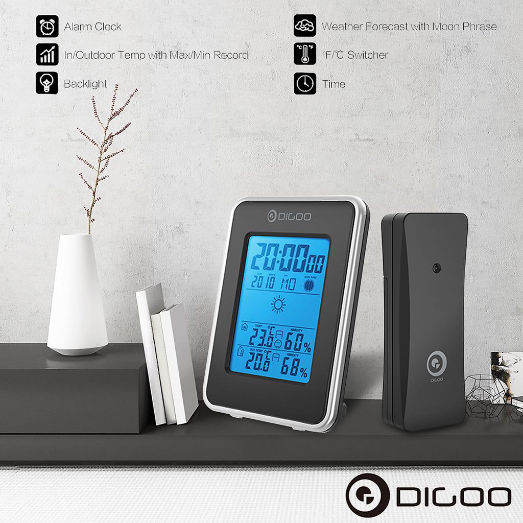 Buy Digoo DG-TH1981 Household Weather Station With Alarm Function ...