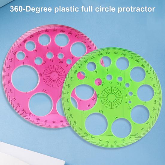 Buy Template Ruler High Durability Clearly Scale Marks Circle Drawing ...