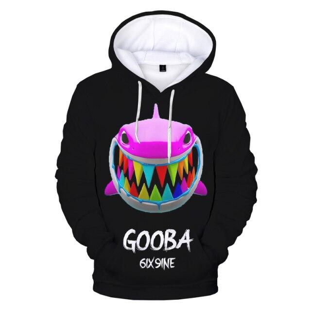Buy 6ix9ine Gooba 3d Printed Hoodie Sweatshirts Fashion Rapper Fashion ...