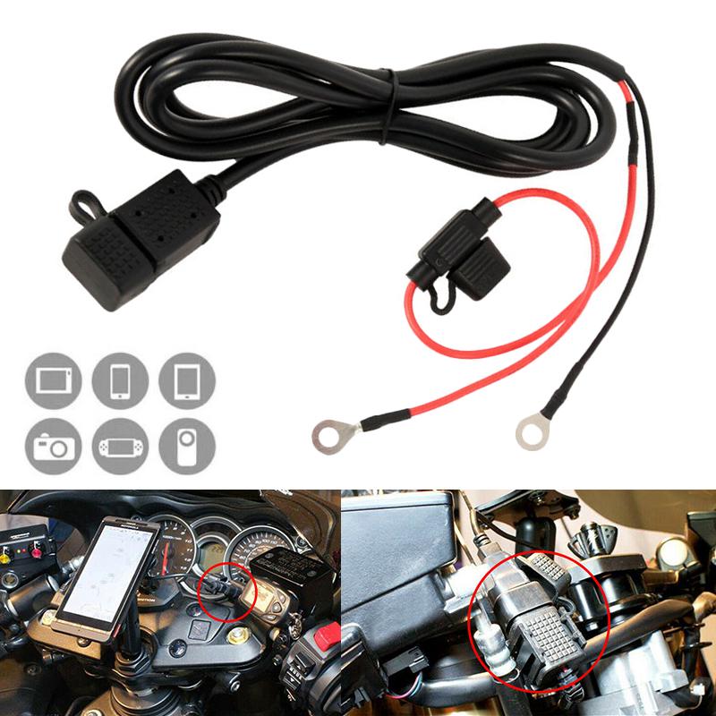 Buy PDTO New Motorcycle Waterproof USB Charger Socket Socket Power ...