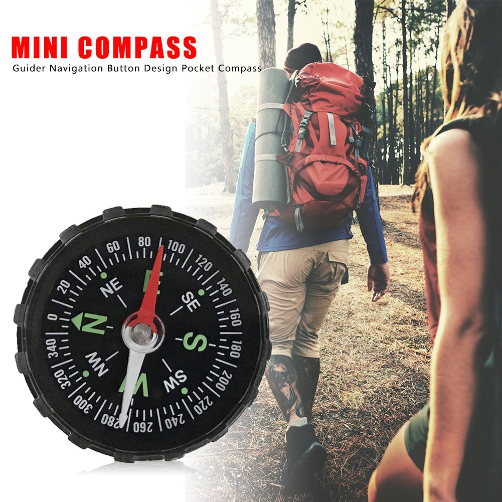 Buy Outdoor Survival Compass Guider Navigation Button Design Pocket ...