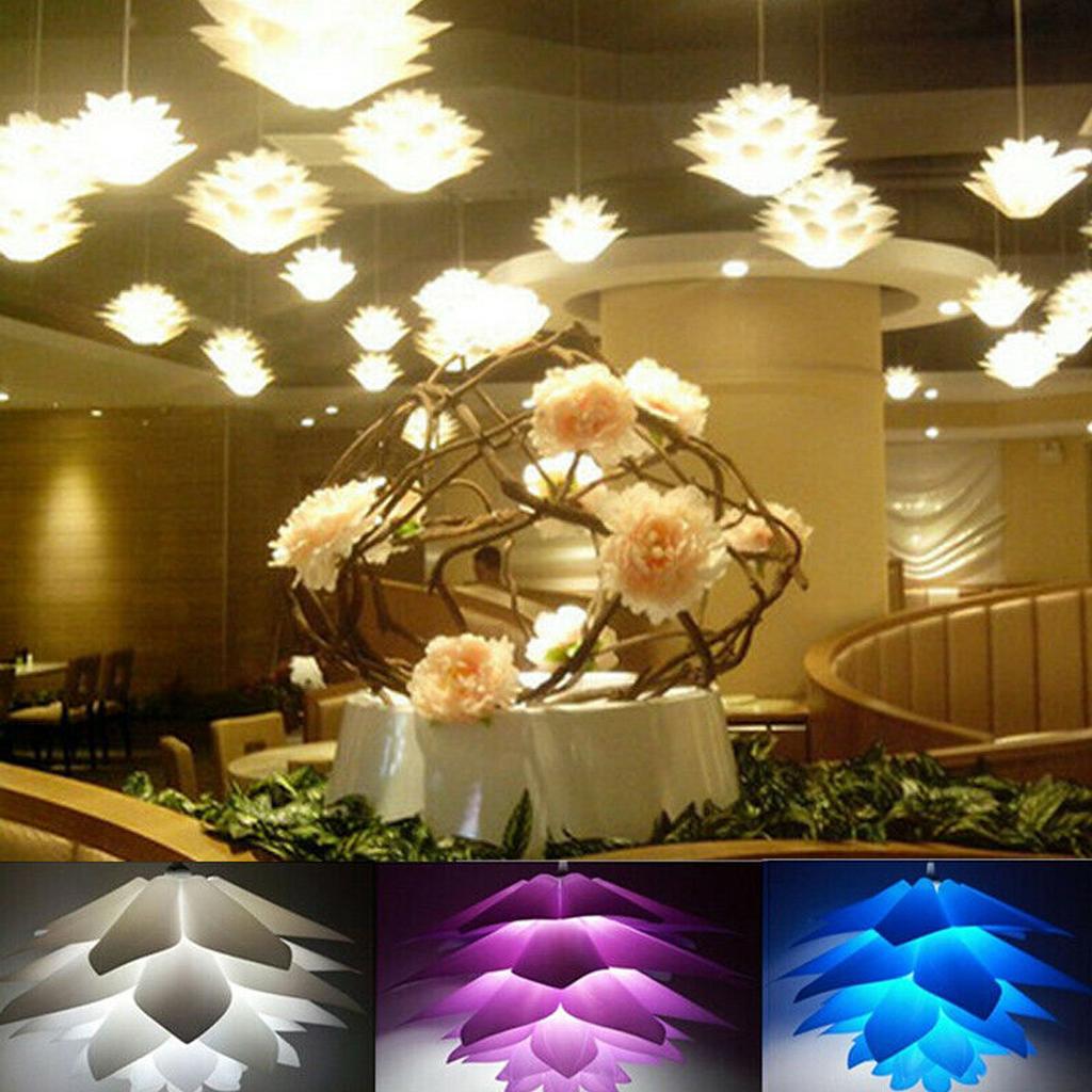 Buy 7 Colors Lotus Chandelier Lampshade DIY Lotus Flower Six-layer Lamp ...