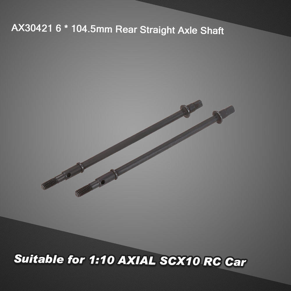 Cheap 2Pcs AX30421 Rear Straight Axle Shaft 6 * 104.5mm for 1:10 AXIAL ...