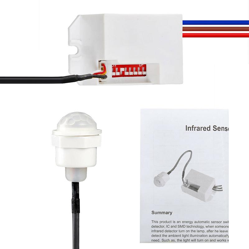 Buy Dagu New Mini PIR Infrared Motion Sensor M Recessed Sensor 360 ...