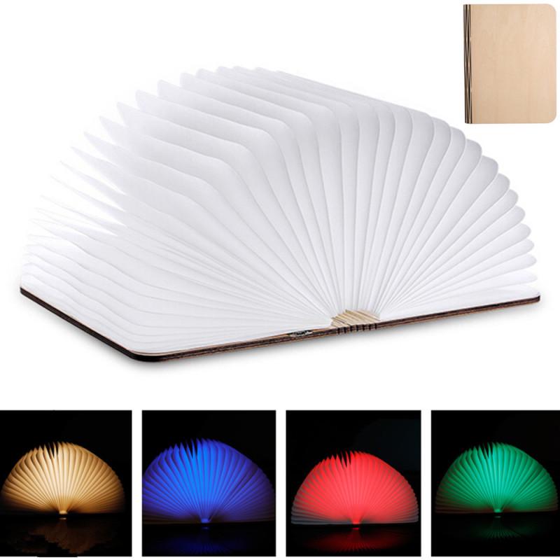 Buy LED Book Shaped Lamp with 4Colors Light Source+7Colors Change White ...
