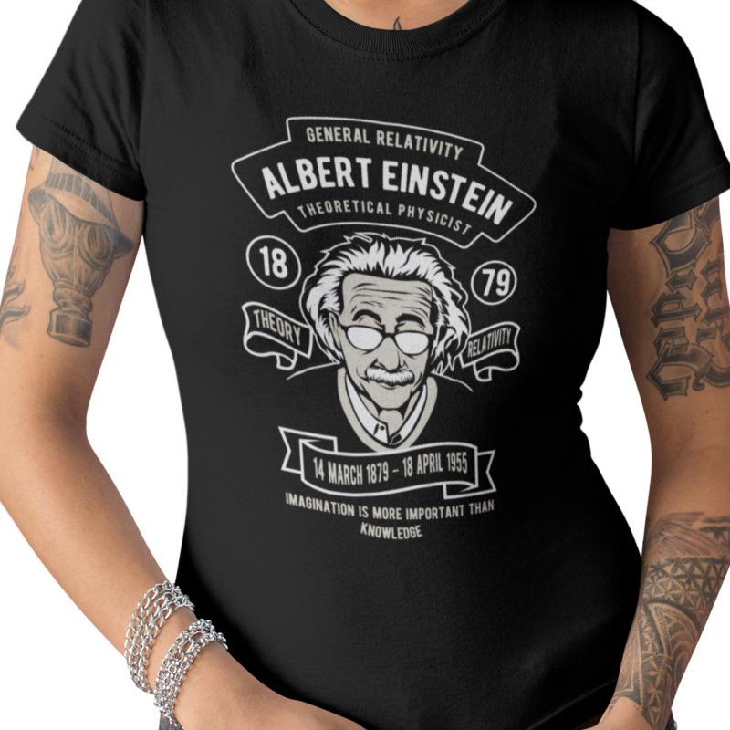 Buy Albert Einstein Theory Relativity Science Womens Black Printed Men ...