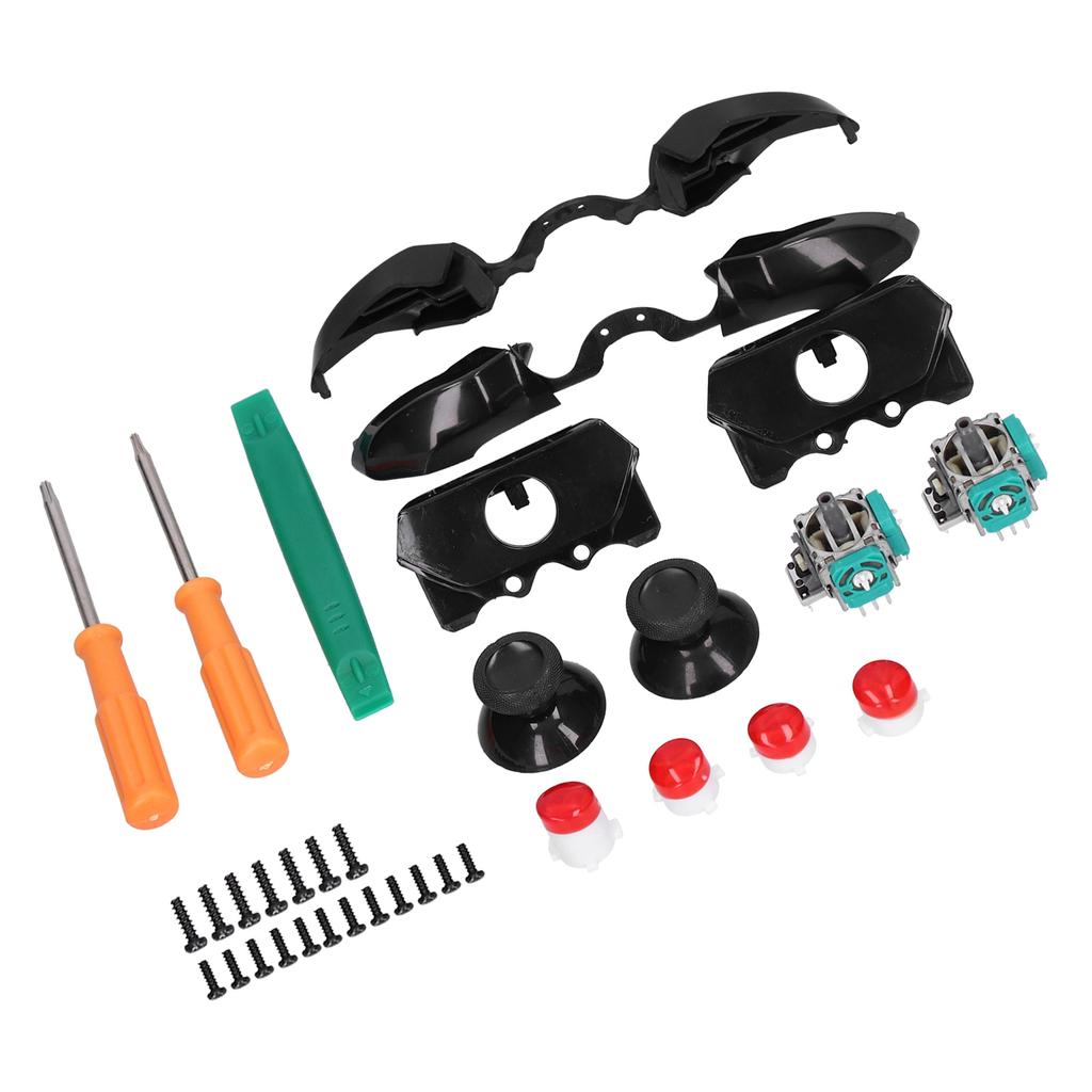 Satın Alın 2 Pcs Joystick Replacement Kit Gamepad Repair Tool With Trigger Thumb Stick For One