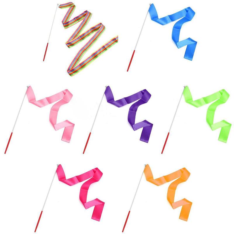 Buy 4M Children Art Gymnastics Ribbon Streamer Twirling Rod Stick for ...