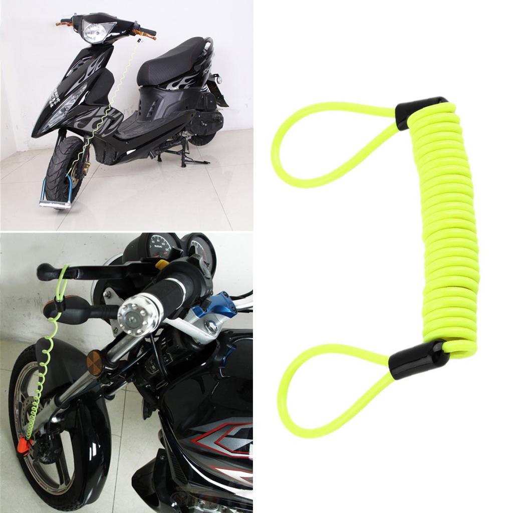Buy 120cm Disc Lock Reminder Cable Disc Lock Security Alarm Motorbike ...