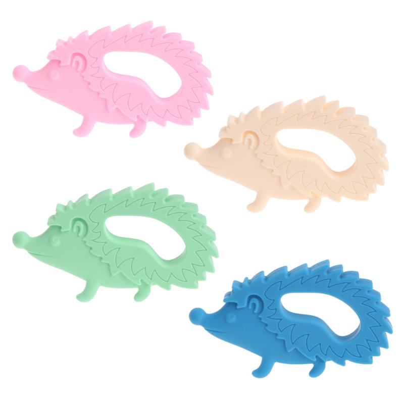 Baby Teether Lovely Hedgehog Teether Shower Gift DIY Necklace Teether ...