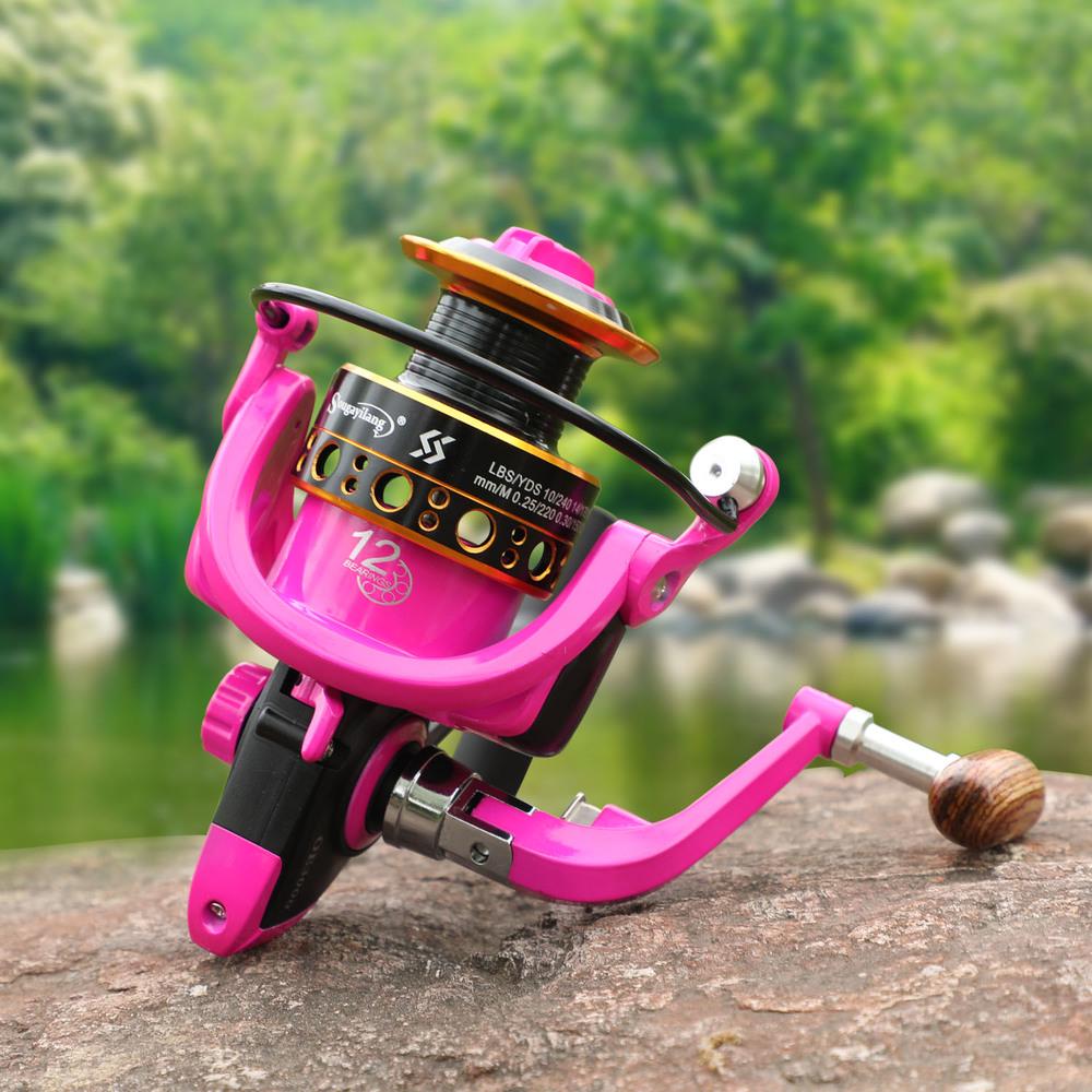 Buy Fishing Reel 5.0:1 Smooth Spinning Reel 10kg Drag Power 12BB ...