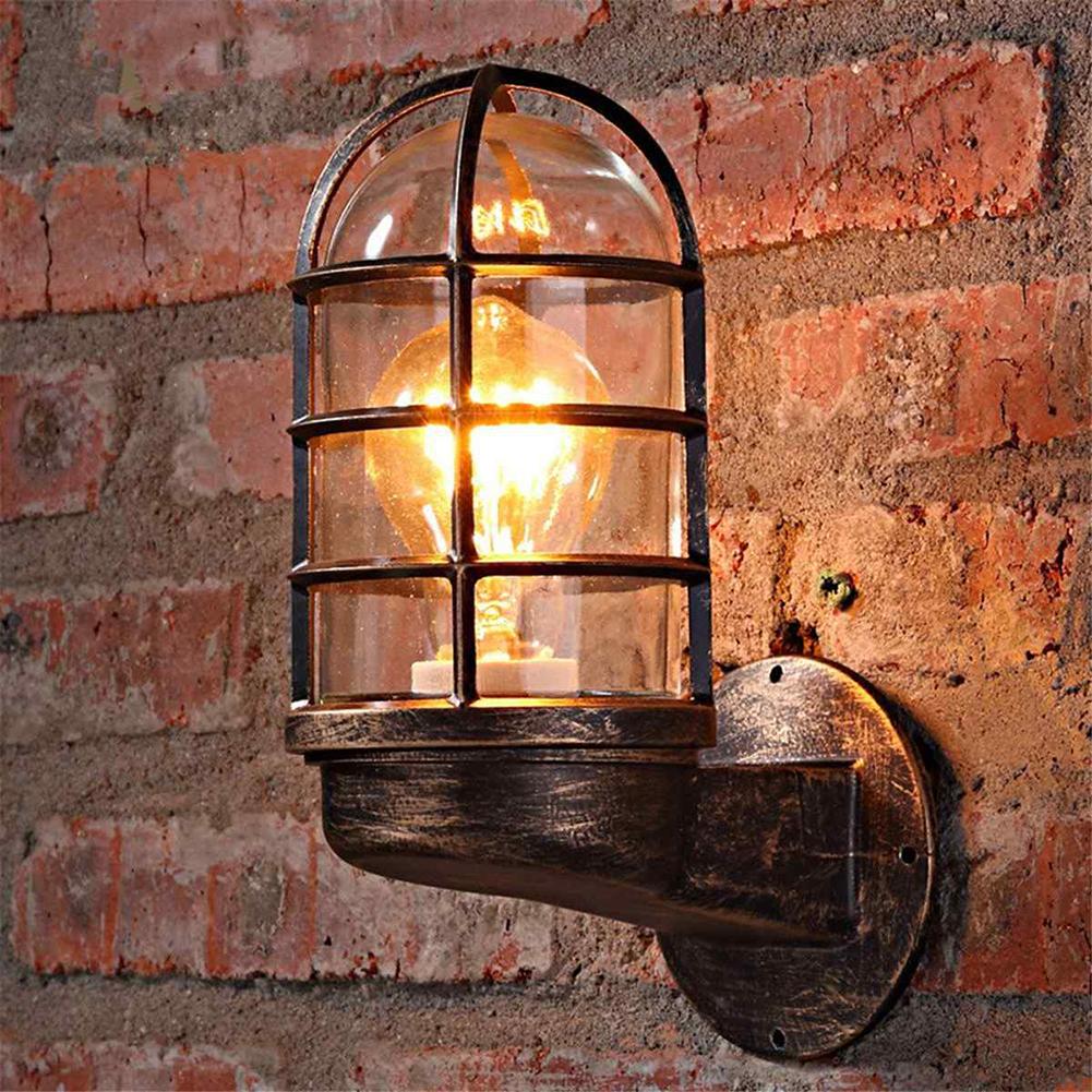 Cheap Vintage Wall Light Cage Guard Sconce Loft Lights Unique Wall ...
