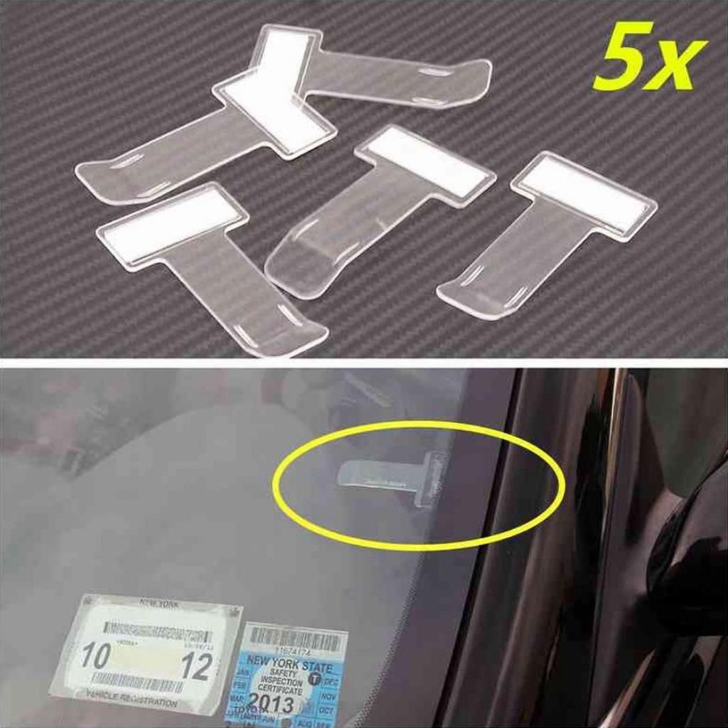 Buy Car Care 5Pcs Adhesive Car Windscreen Windshield Parking Ticket ...