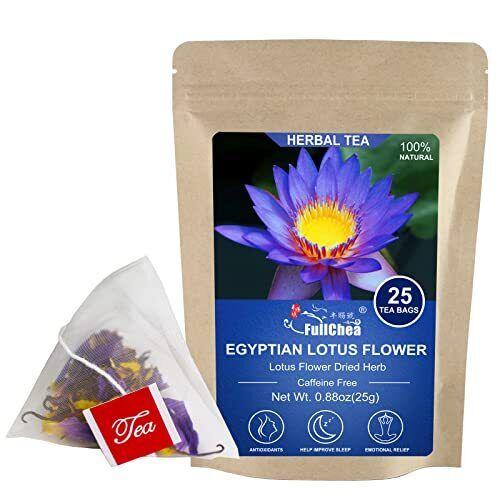 Cheap FullChea - Egyptian Lotus Flower Tea Bags, 25 Teabags, 1g/bag ...