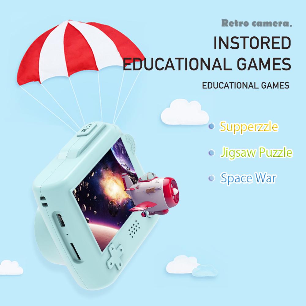 Buy Kids Camera Children Digital Camera Free Shoot without Card 2 Inch ...
