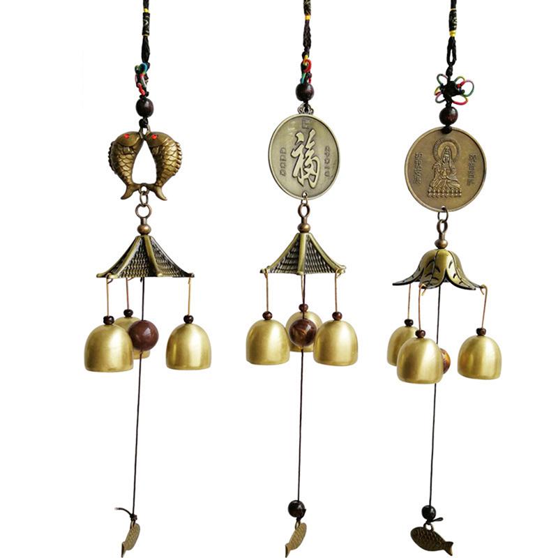 Buy Wind Chimes Wind Bell Aeolian Bells Copper Wind-Bell Garden Home ...