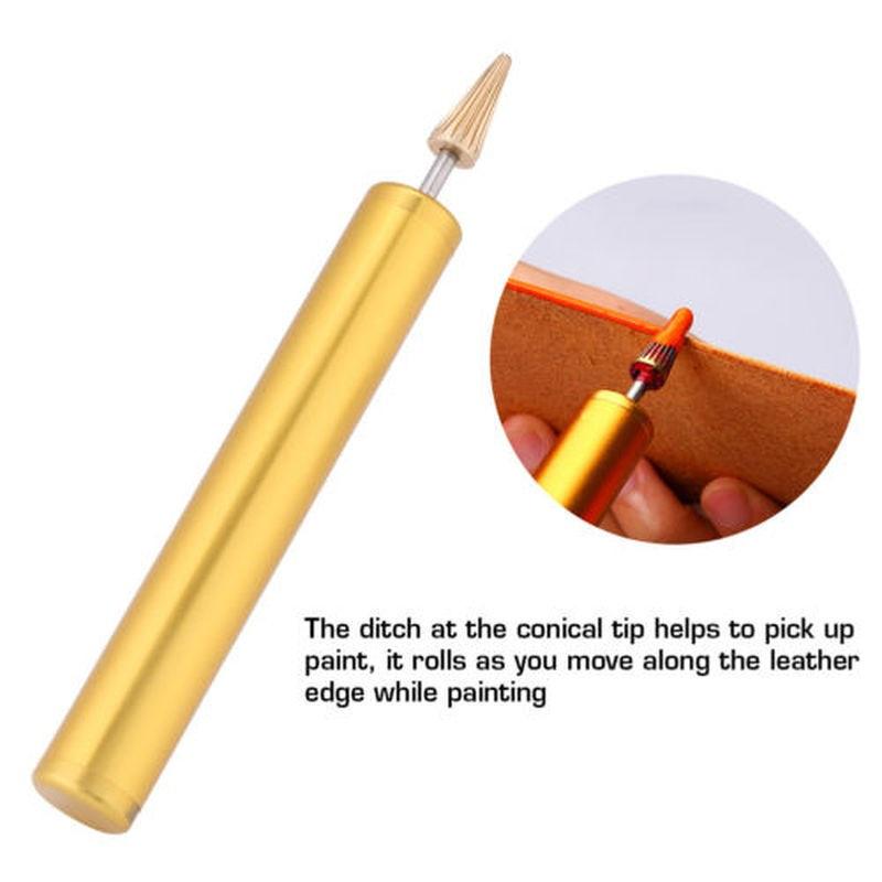 Buy Leather Craft Edge Dye Oil Pen Applicator Belt Finisher Tool Edge ...