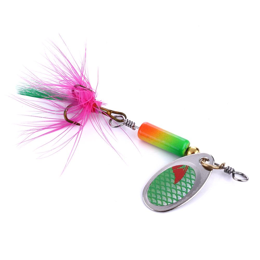 Hengjia 1pc 6.3cm/3.5g Spinner Spoon Fishing Lure Spinner Bait Metal ...