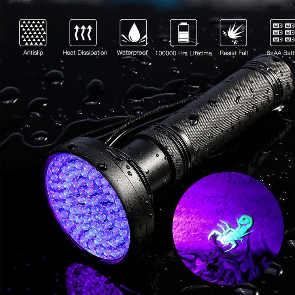 Buy 51 LED 395 nM UV Ultra Violet Flashlight Blacklight Torch Light ...