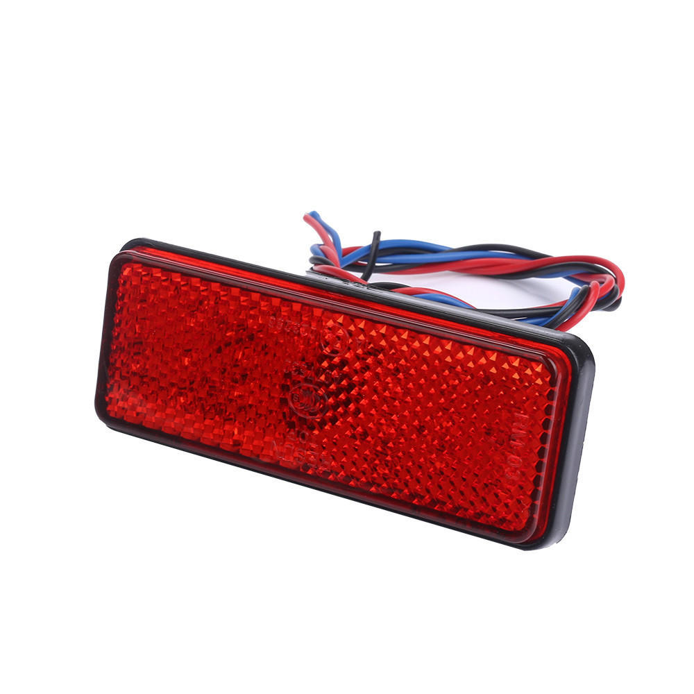 2x ATV SUV 12V Red 24 Car Universal LED Stop Fog Tail Brake Light Lamp ...
