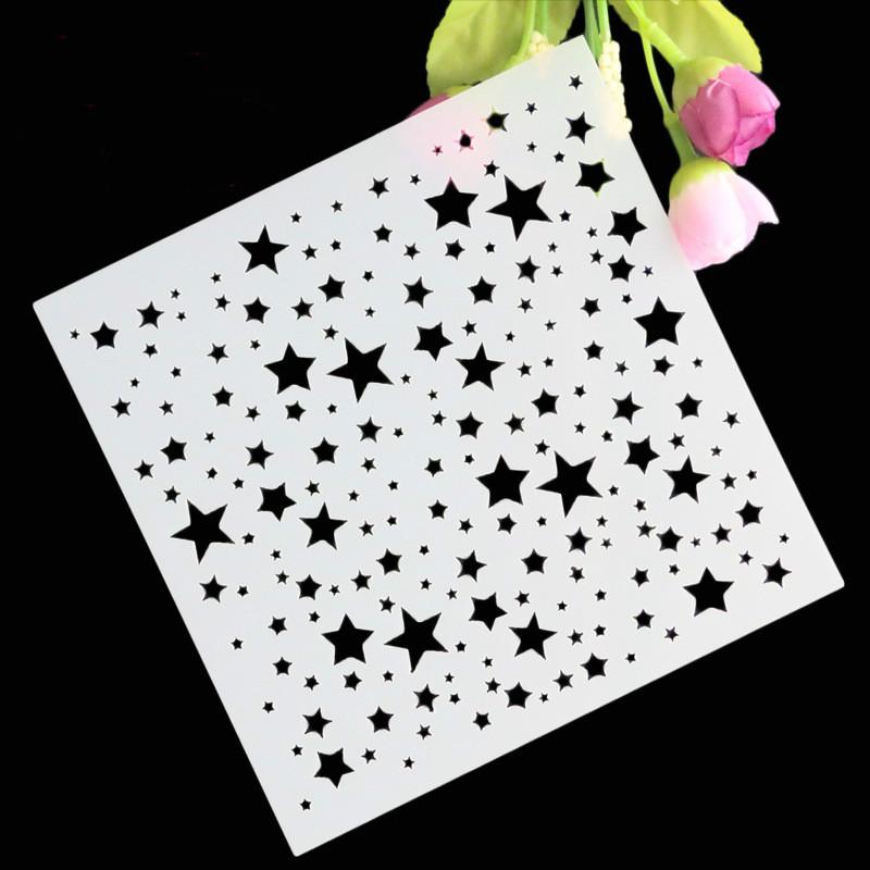Buy 29Styles Coffee Spray Pattern Cake Mold Sugar Powder Sieve Pastry ...