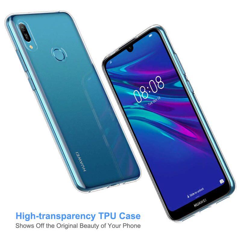 Buy Silicone Transparent Back Cover Phone Case for Huawei Honor 8S 8A ...