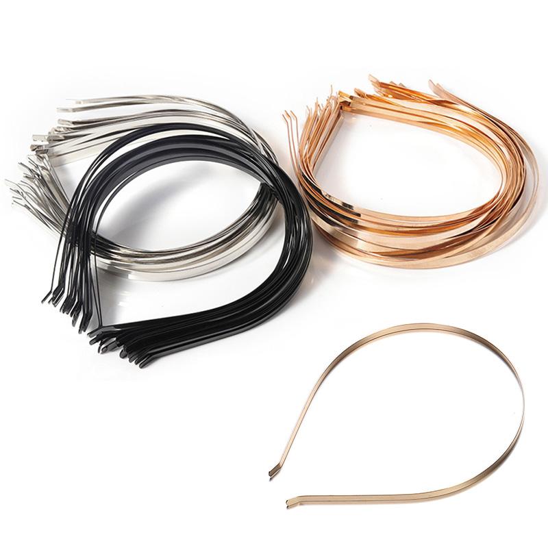 Buy 5pcs Stainless Steel Hair Bands Base Headband Material Women ...