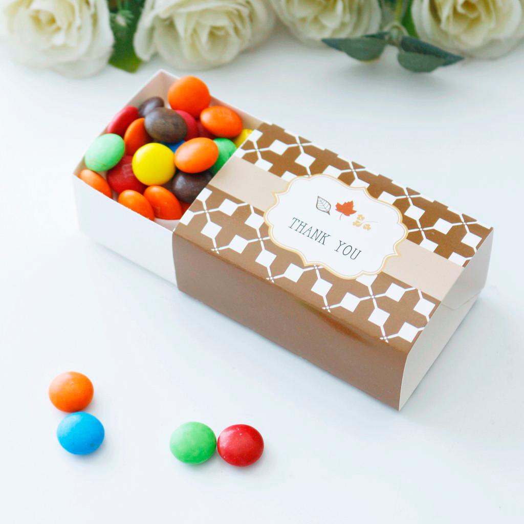12Pcs Thank You Candy Gift Box Wedding Favor Boxes uygun fiyatlı satın ...