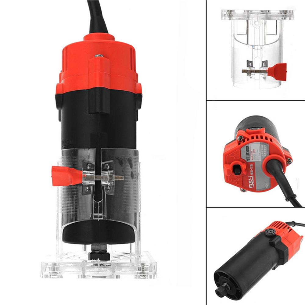 Buy 30000 Rpm 220V 800W 6.35Mm 0.25'' Electric Hand Trimmer Router Edge ...
